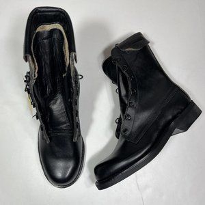 Addison | Shoes | Vtg 9s Addison Shoe Company Black Combat Boots Mens 6 ...